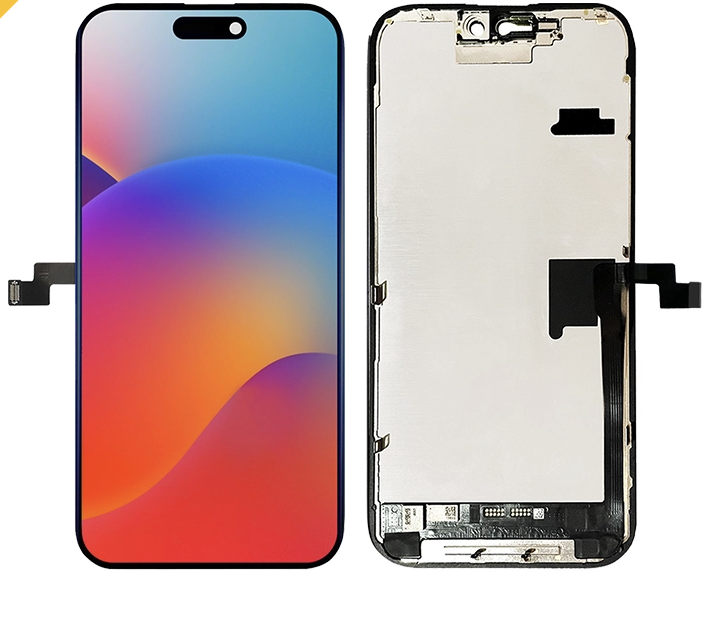 iPhone 16Pro Max フロントパネル 黒｜互換品 LCD FHD ZY製